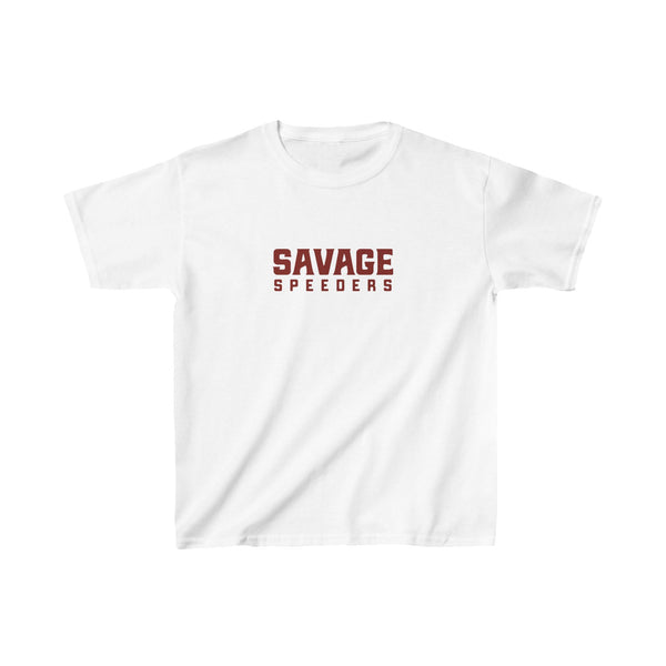 Savage Speeders Sticker Kids Heavy Cotton™ Tee – Jelles Marble Runs